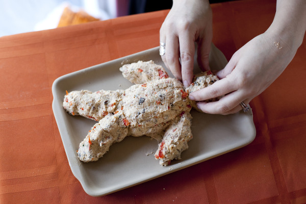Easy Cheese Mummy for Halloween Potluck