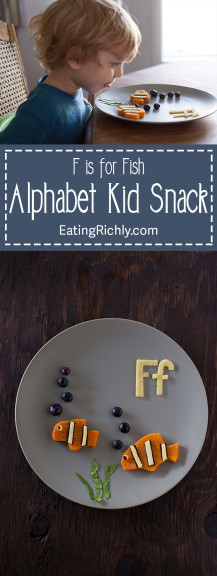 Healthy Toddler Snacks F is for Fish