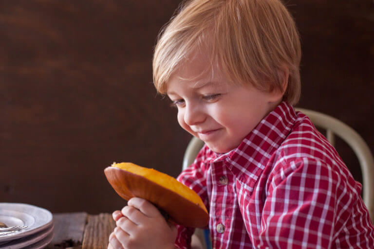 Ground Beef Dinner in a Pumpkin that Kids Can Help Make