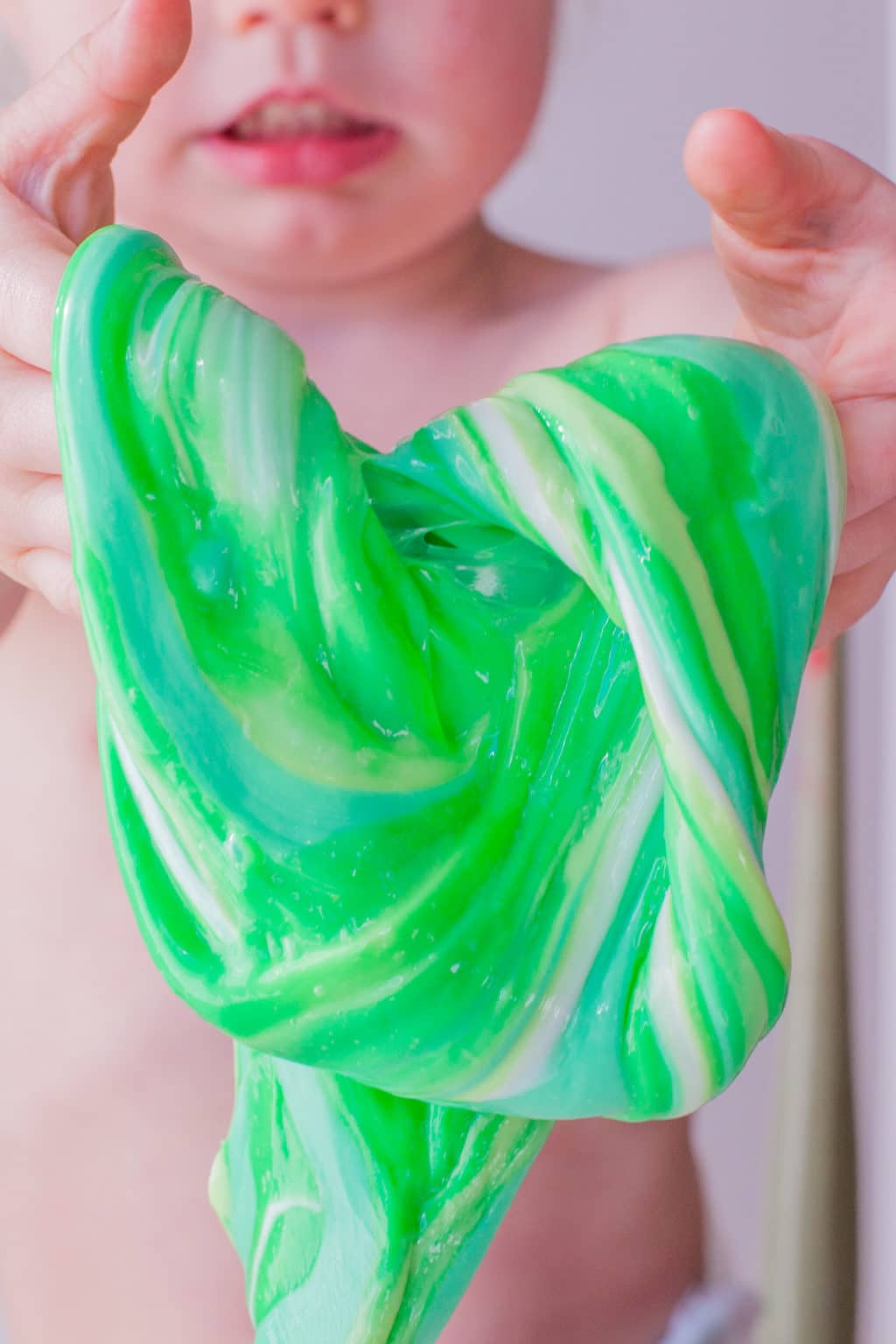 Sensory Slime Recipe for St. Patrick's Day - Eating Richly