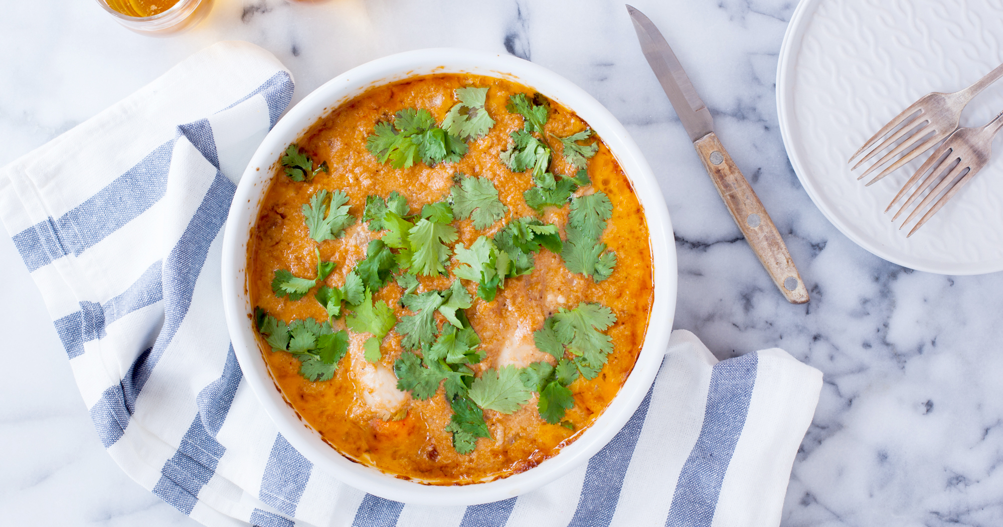Creamy Chicken Bake with Chipotle Cheese Sauce - Eating Richly