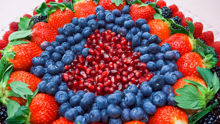Easy Fruit Tray Healthy Valentines Day Treats - Eating Richly