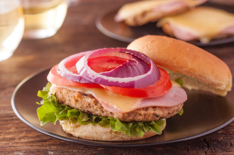 Chicken Burger Cordon Bleu Recipe is a Family Favorite in Burger Form