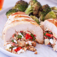 Keto Stuffed Chicken: Mediterranean Chicken Breasts - Eating Richly