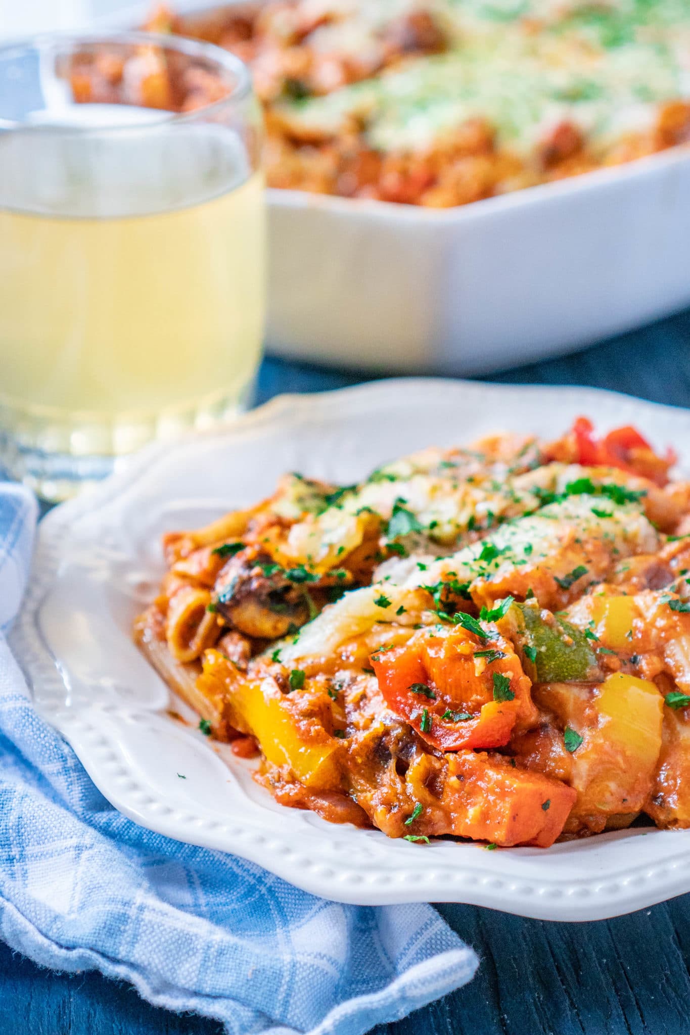 Vegetable Pasta Bake A Gluten Free Protein Packed Vegetarian Casserole