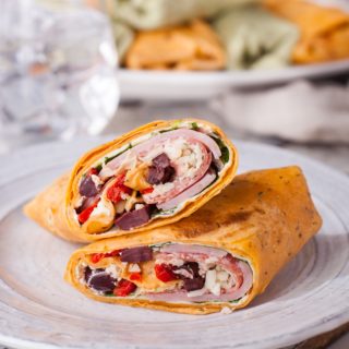 Italian Wrap Recipe the Perfect Antipasto Lunch - Eating Richly