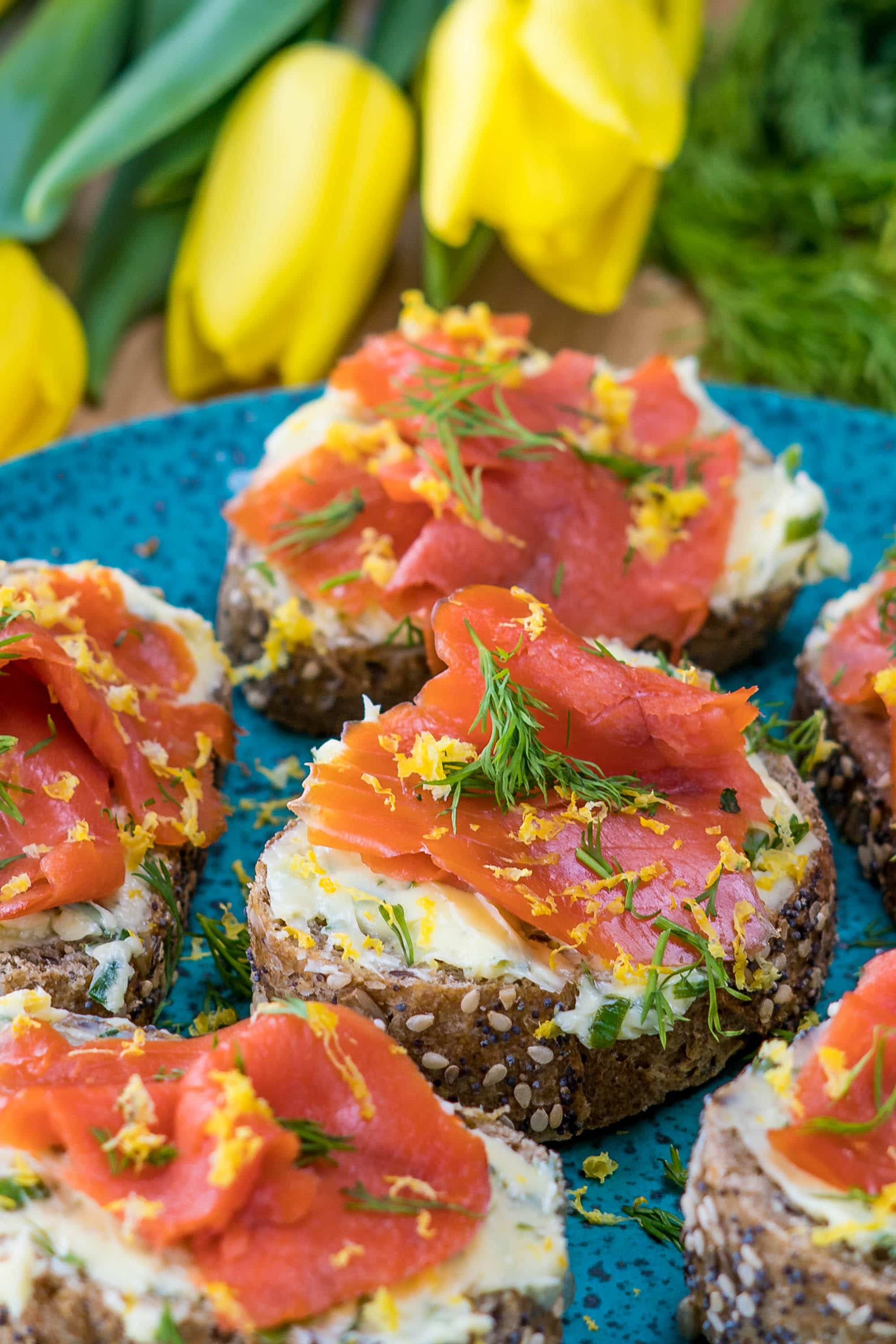 Smoked Salmon Breakfast Toast the Perfect Brunch Recipe - Eating Richly