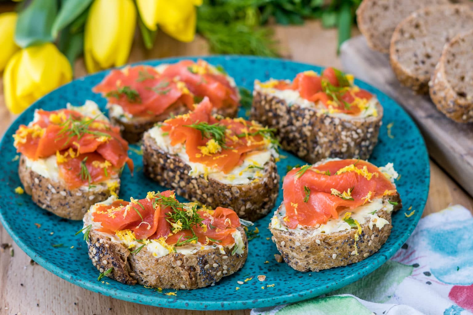 Smoked Salmon Breakfast Toast the Perfect Brunch Recipe - Eating Richly