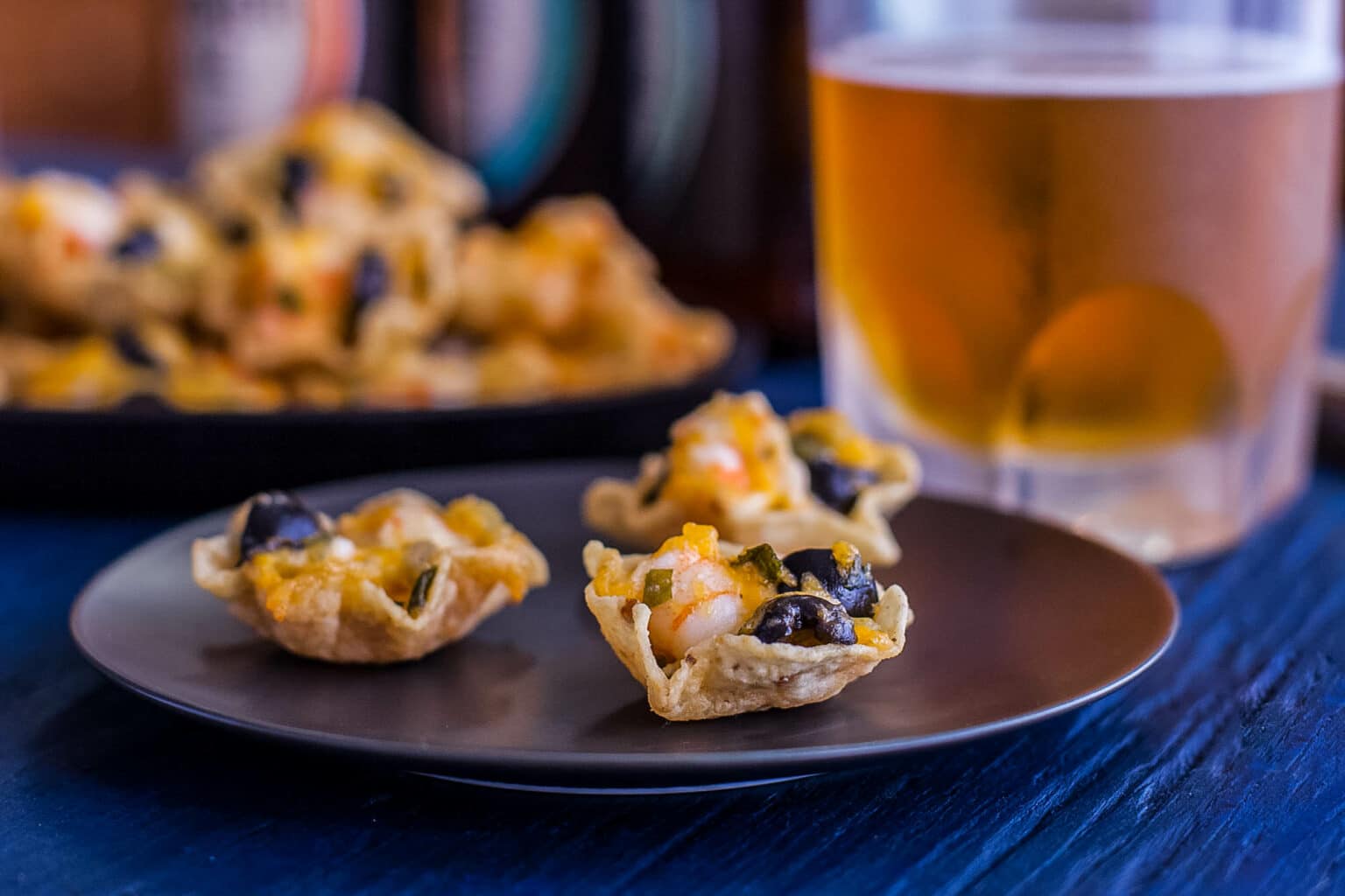 Easy Shrimp Nachos Bites a Perfect Party Appetizer - Eating Richly